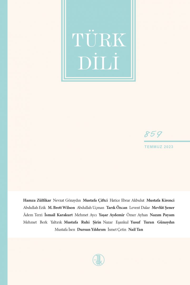 Türk Dili Dergisi – Türk Dil Kurumu